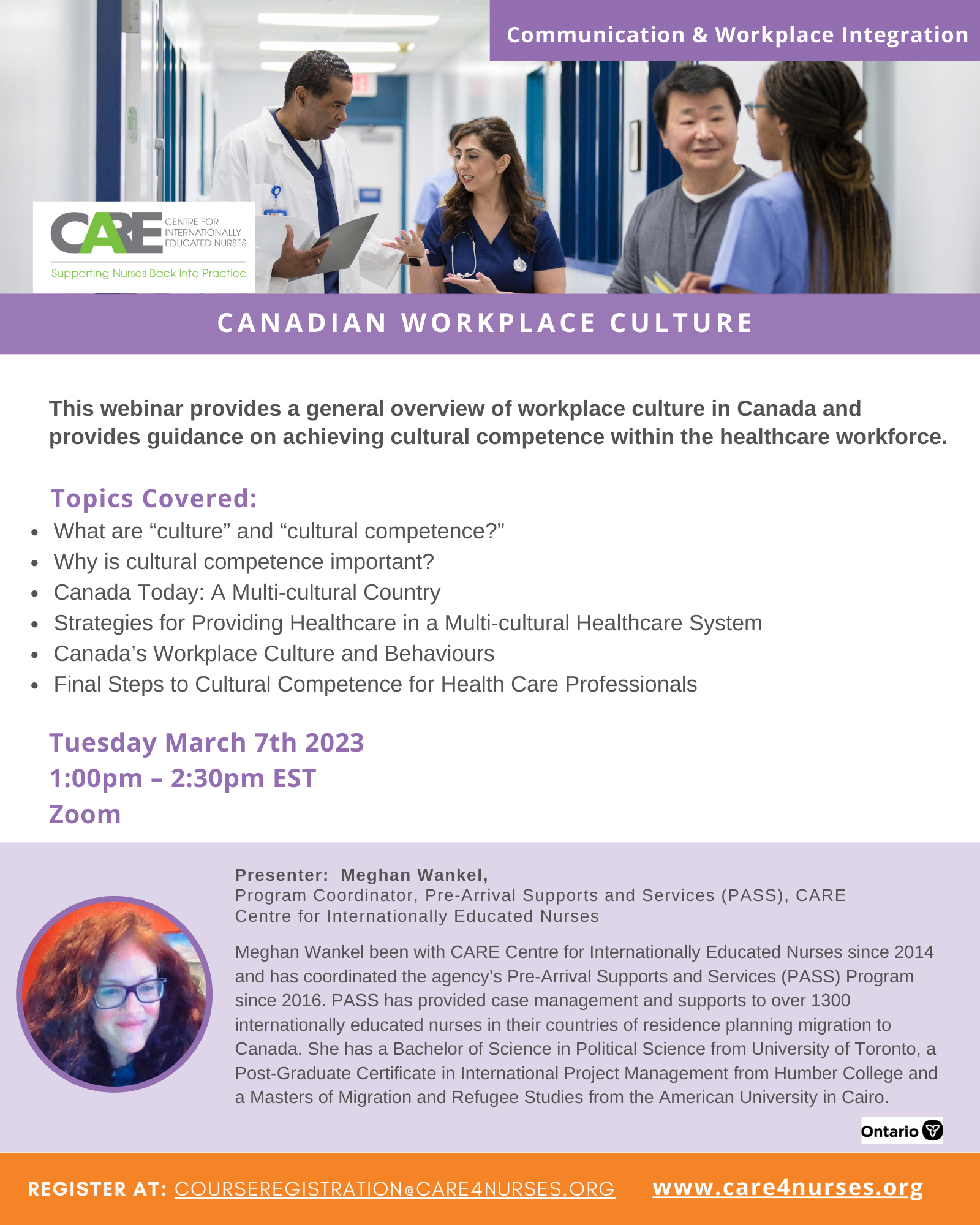 Canadian Workplace Culture – CARE Centre for Internationally Educated ...